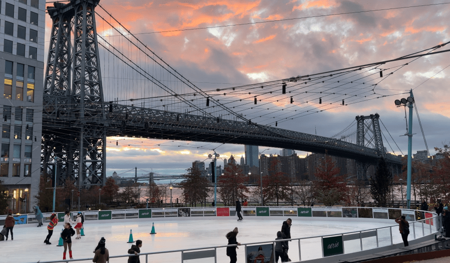 ‘Unbeatable views’: Ice skating rink opens with stunning views of NYC