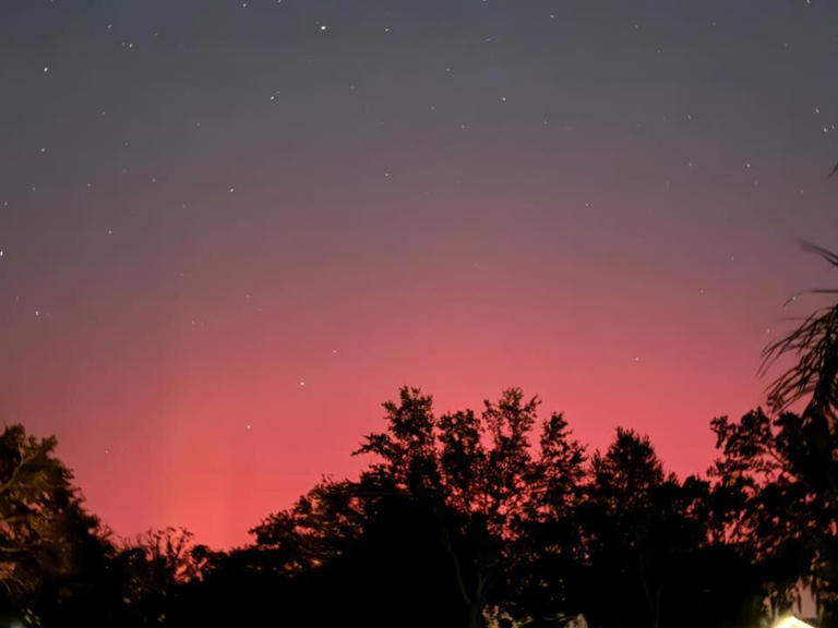 PHOTOS: Northern lights illuminate the sky in Central Florida
