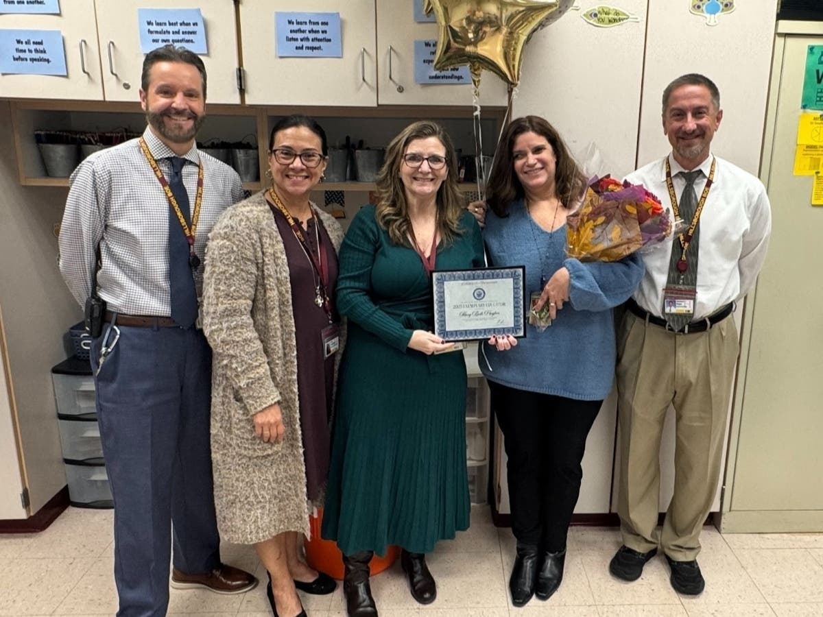 Hillsborough 6th Grade Teacher Named NJ's 2025 Exemplary Educator