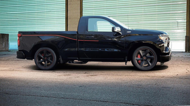 The Chevy Silverado Gets the Street Truck Treatment, with Two Doors ...
