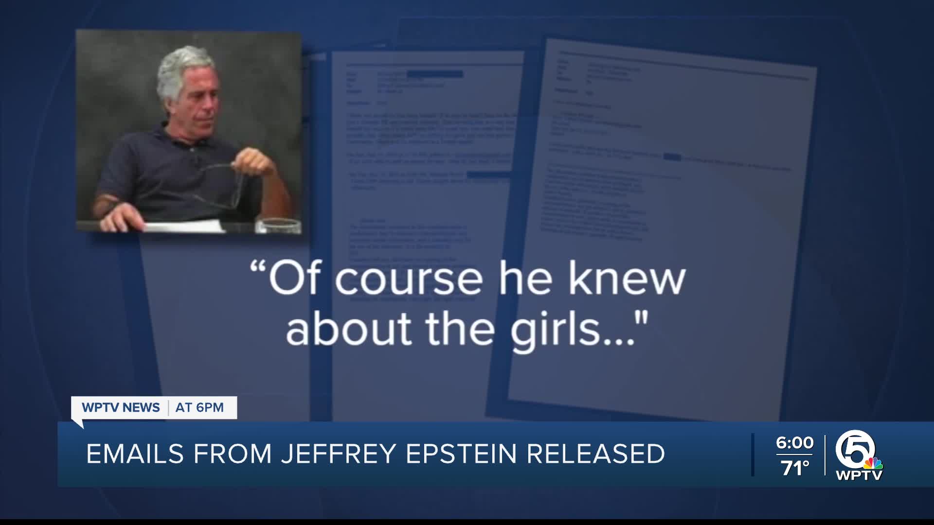 House Democrats release emails from Jeffrey Epstein