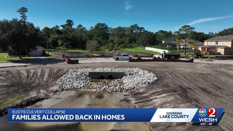 Evacuated Eustis residents return home as crews make rapid progress in ...