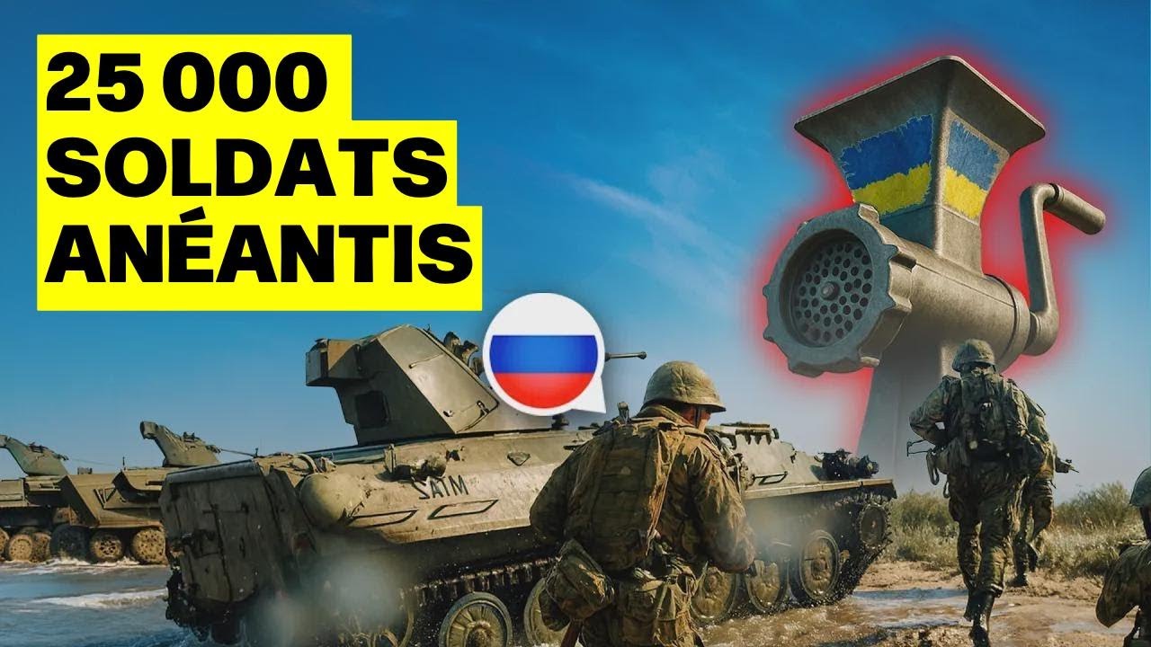 Le mois cauchemardesque de Poutine : la Russie perd 25 000 soldats