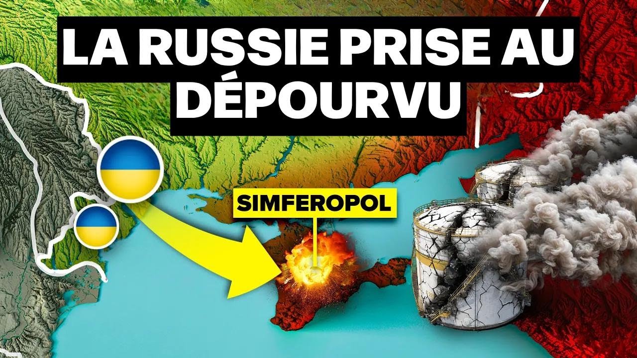 La Crimée en flammes : l’offensive surprise de l’Ukraine laisse Poutine ...