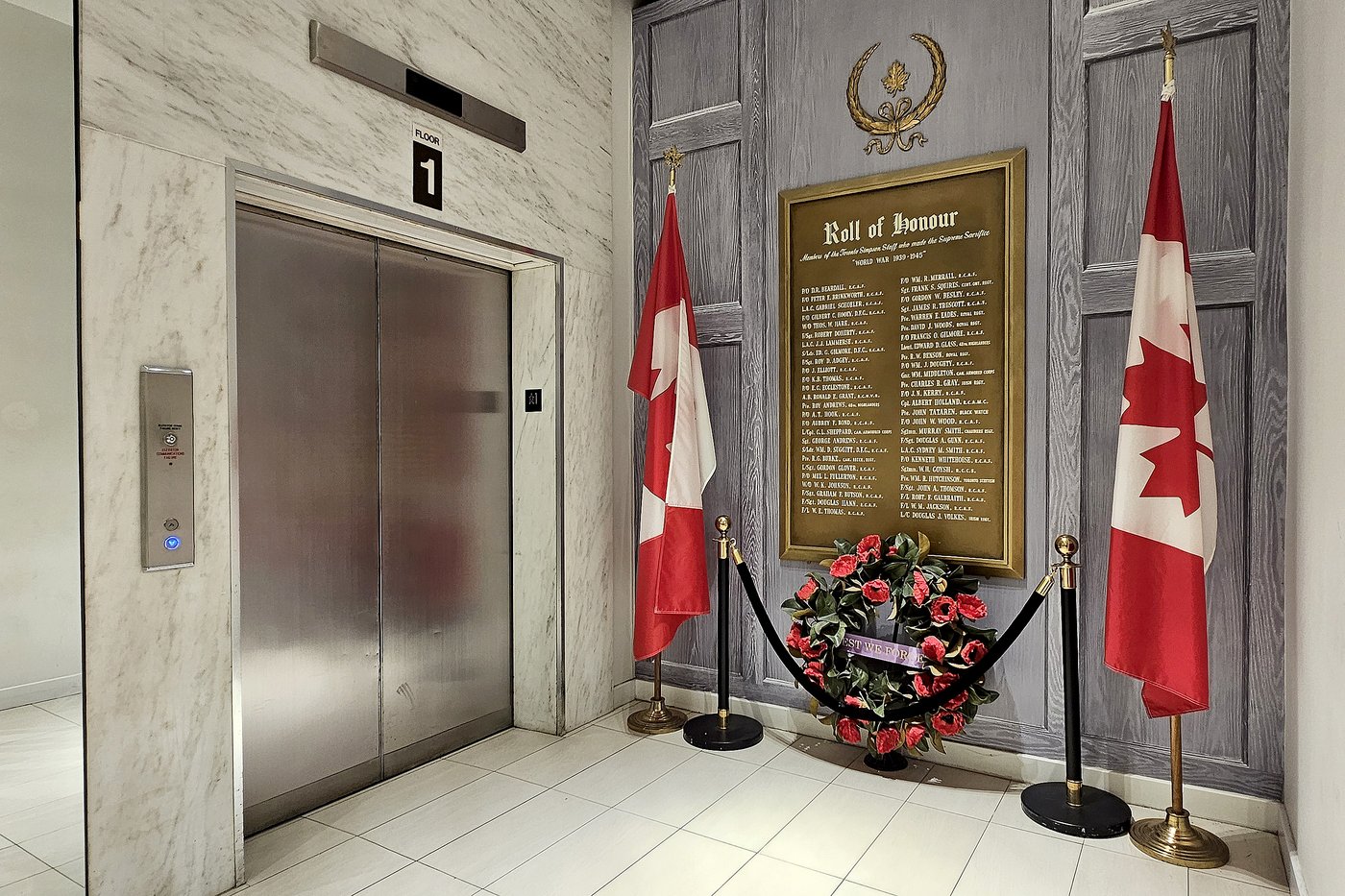 Hudson's Bay gifts war memorials to TD Bank, Royal Canadian Legion branches