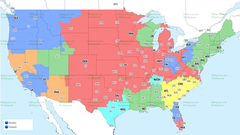 NFL TV Coverage Map Week 11: Full Breakdown of CBS, Fox Broadcasts