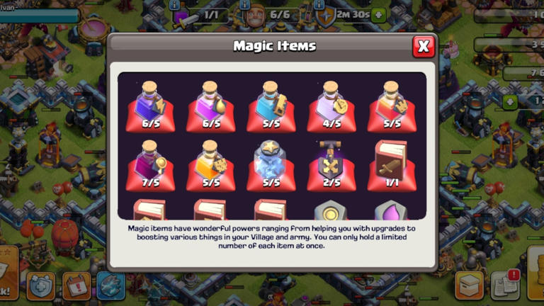 All Magic Items in Clash of Clans, Explained