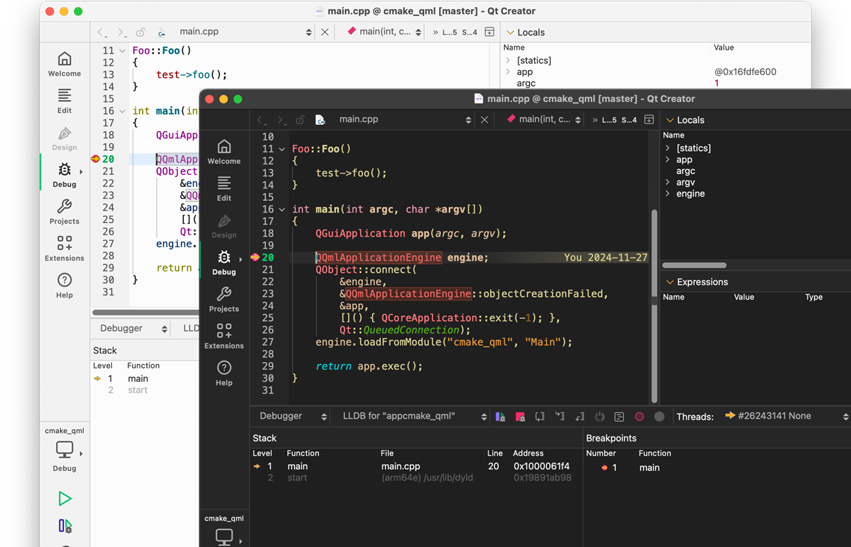 Qt Creator 18 llega con soporte para contenedores de desarrollo y mejoras en C++, QML y Git