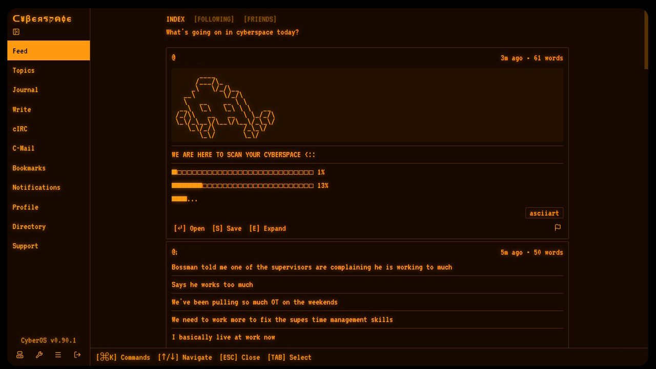 This 'cyber-vibe' social media is 'how the internet was supposed to be'