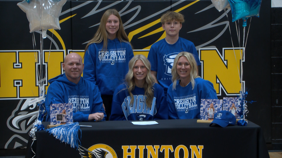 Bailey Boeve inks commitment to Creighton volleyball at Hinton’s ...