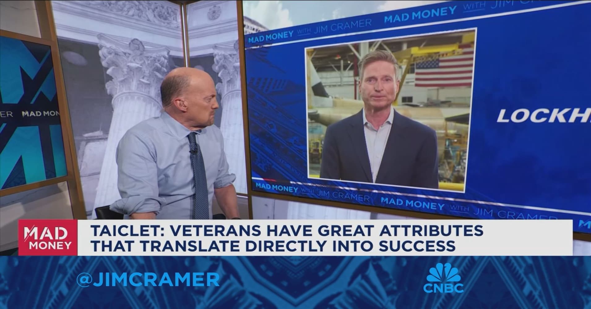 Lockheed Martin CEO Jim Taiclet goes one-on-one with Jim Cramer