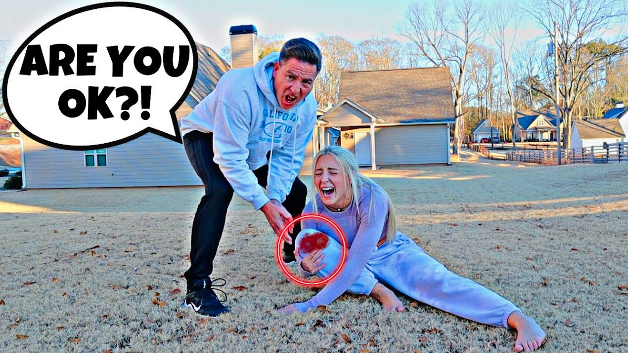 Flipping Fail Prank on Dad — He Freaked Out!