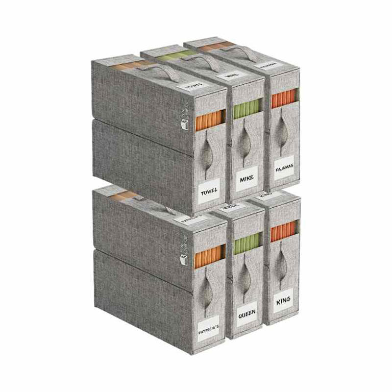I transformed my chaotic linen closet with these $33 organizers