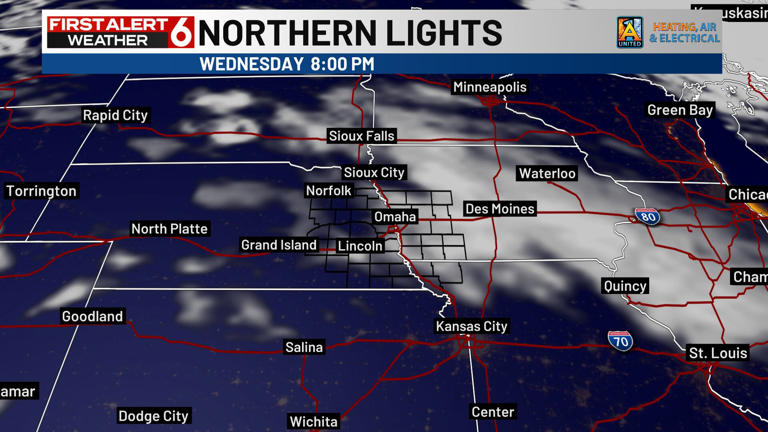 Will the northern lights be visible again Wednesday night?