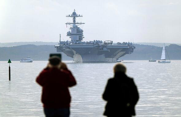 Inside the enormous Gerald R Ford strike group near Venezuela as Maduro ...