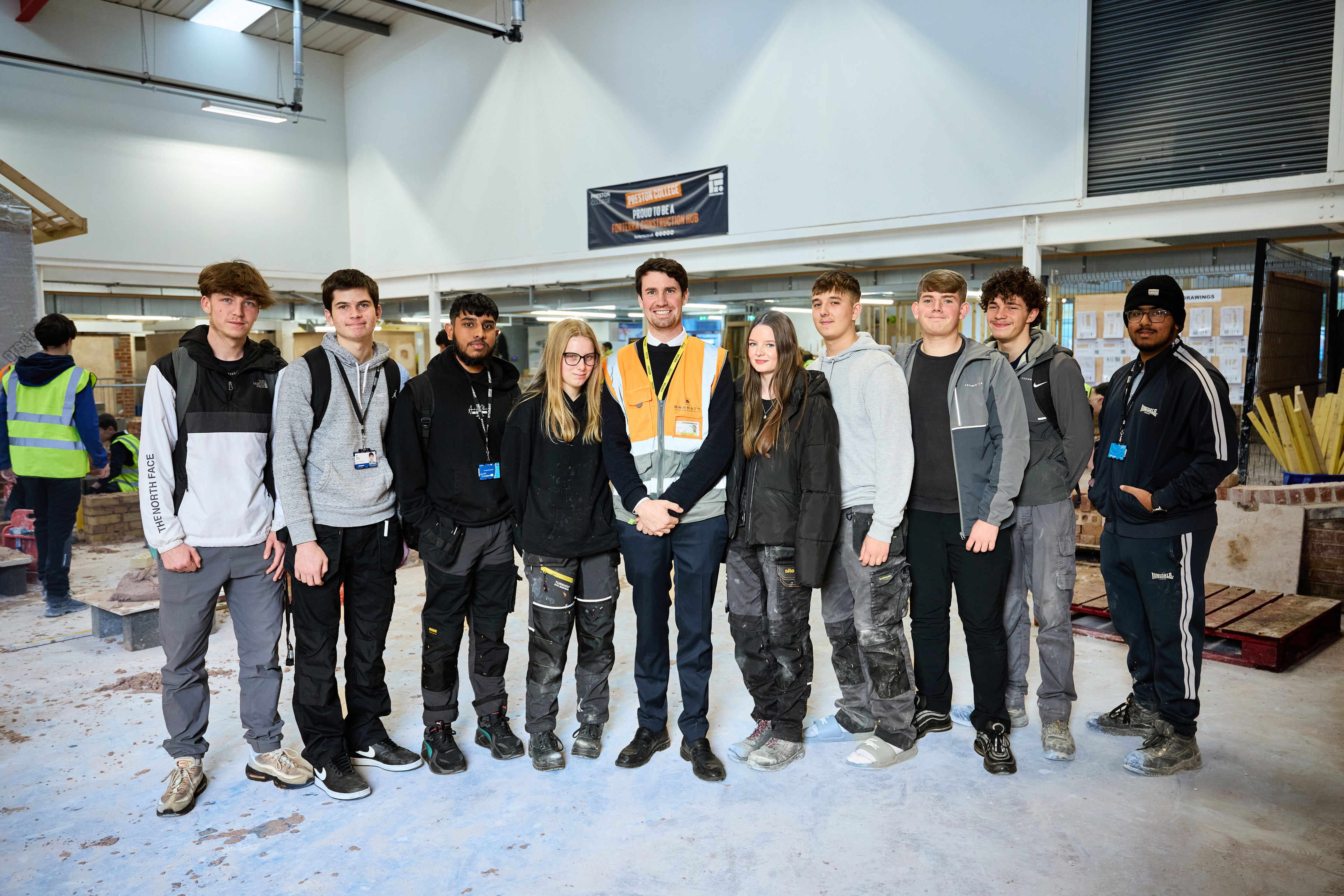 First cohort of Preston College students receive Barratt and David ...