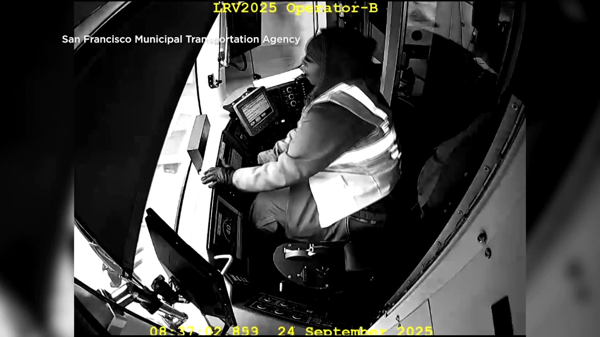 Video appears to show train driver asleep at controls as passengers scream