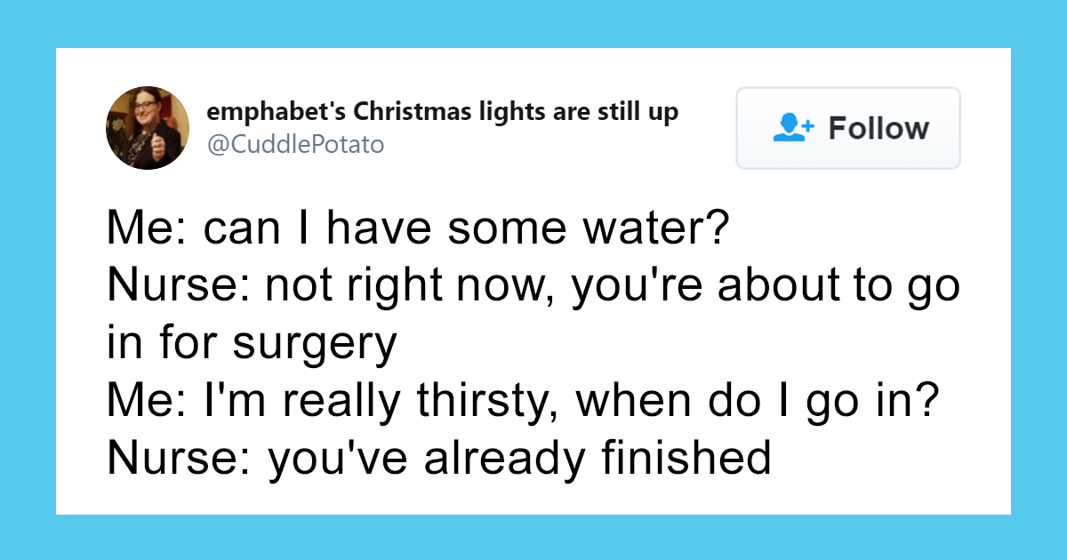 Turns Out It’s Not Required To Count Back To 10 Before Anesthesia Kicks ...