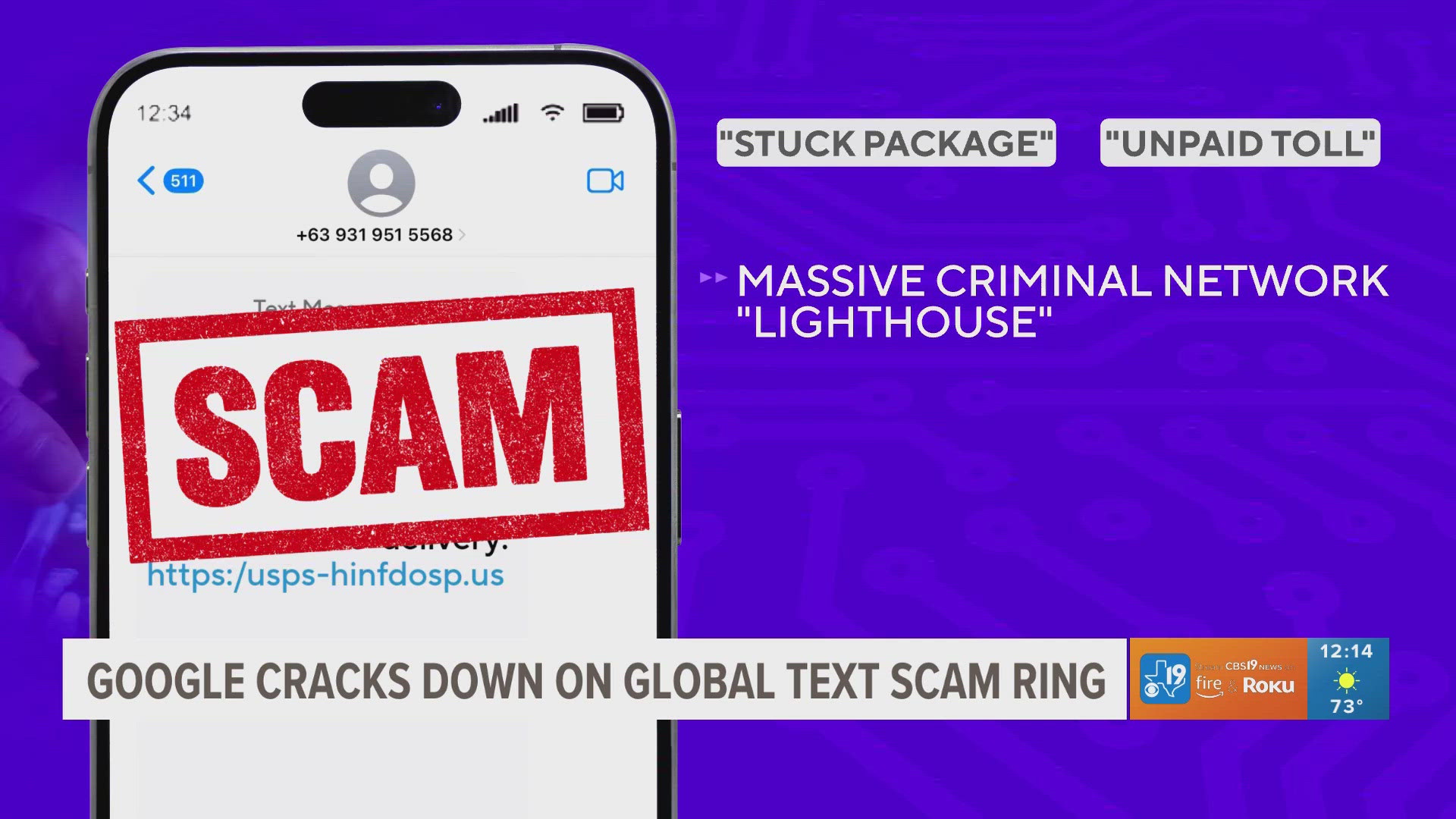 Google cracks down on global text scam ring