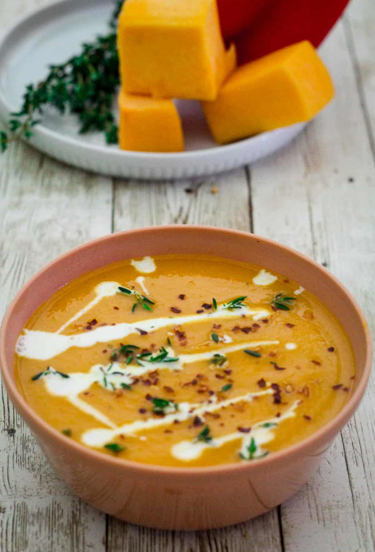 Butternut Squash and Red Pepper Soup