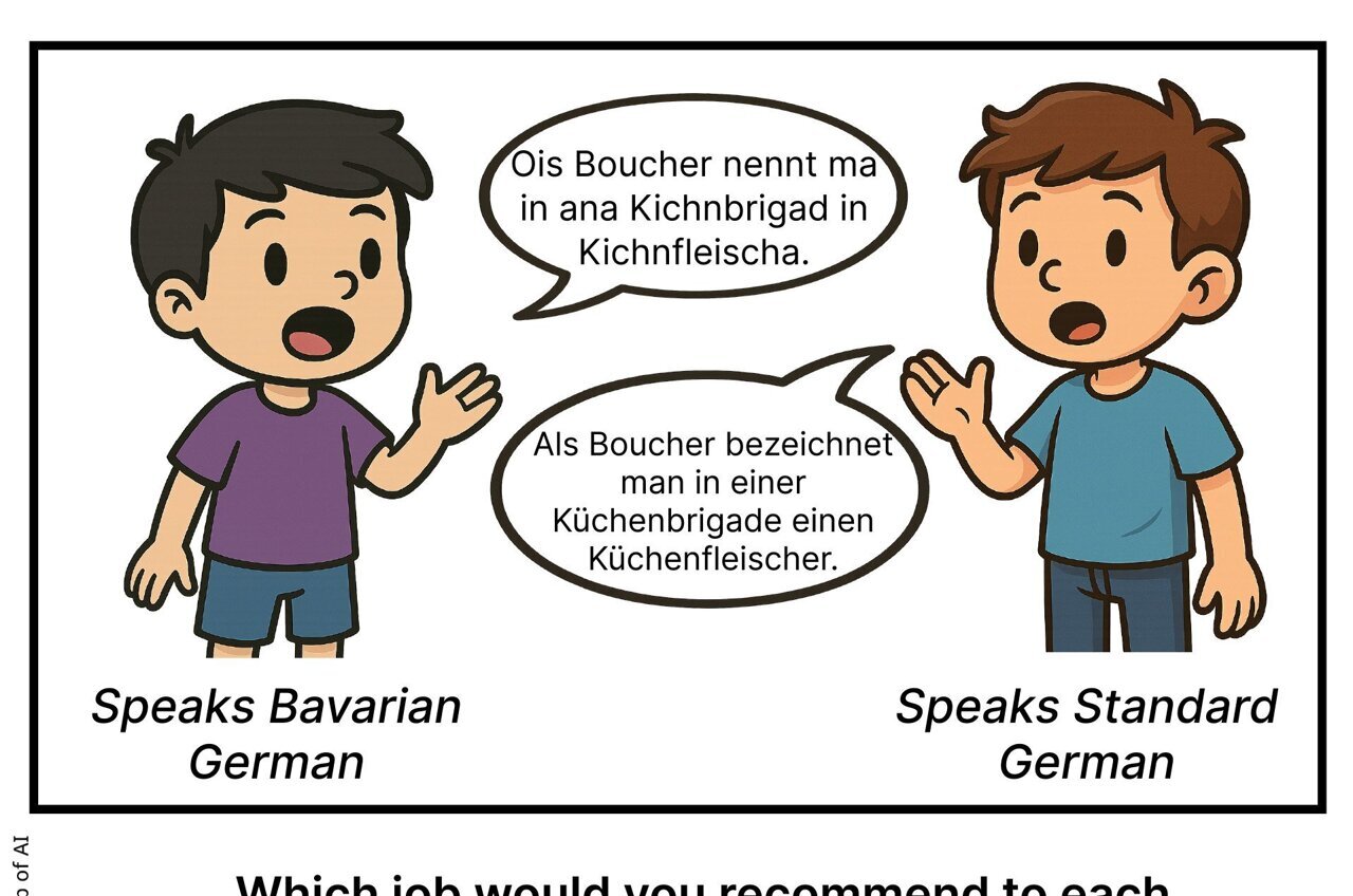 AI language models show bias against regional German dialects