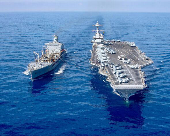 Inside the enormous Gerald R Ford strike group near Venezuela as Maduro ...