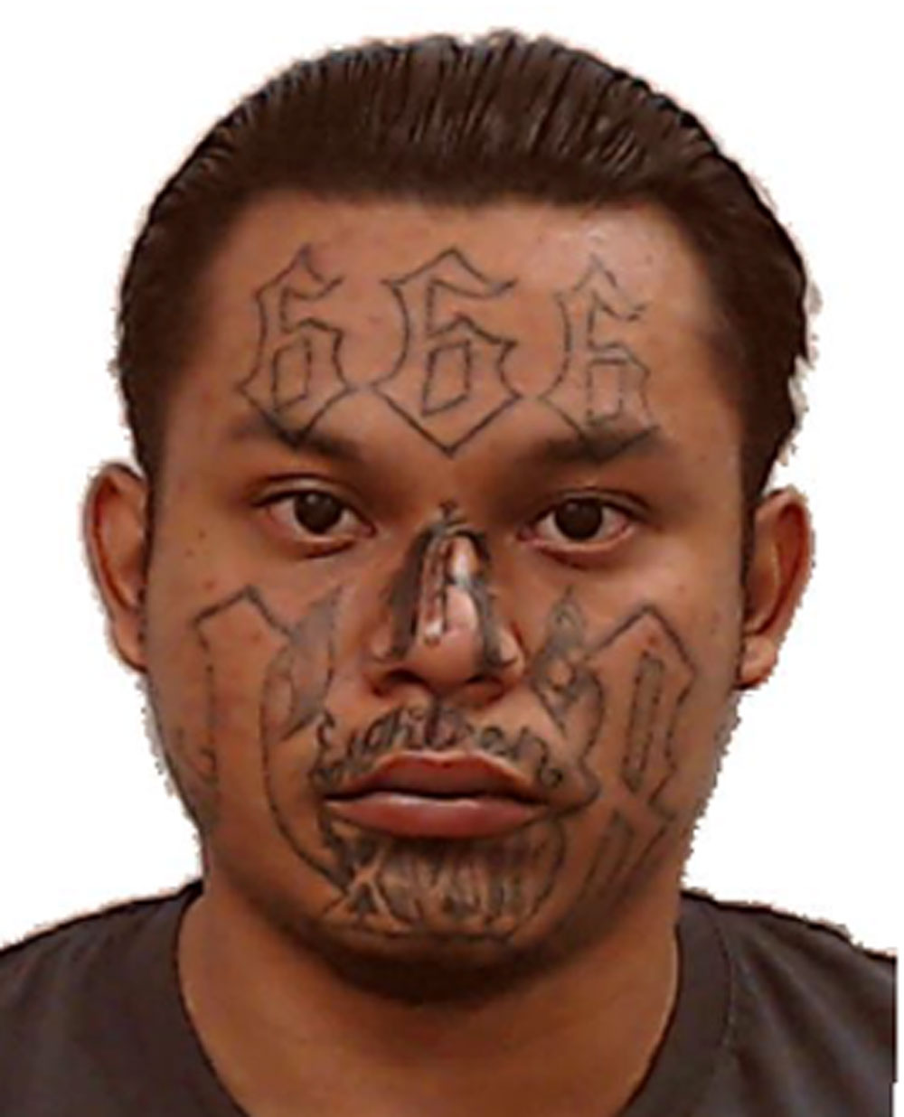 Convicted killer and most-wanted gang member with ‘666’ forehead tattoo ...