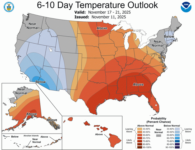 Warm weekend ahead before cold front brings cooler air