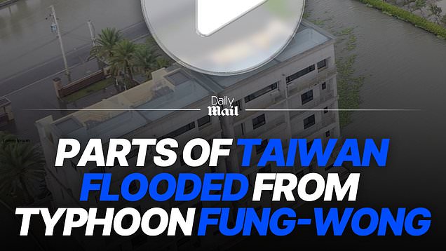 Typhoon Fung-wong brings flooding and damage to eastern Taiwan