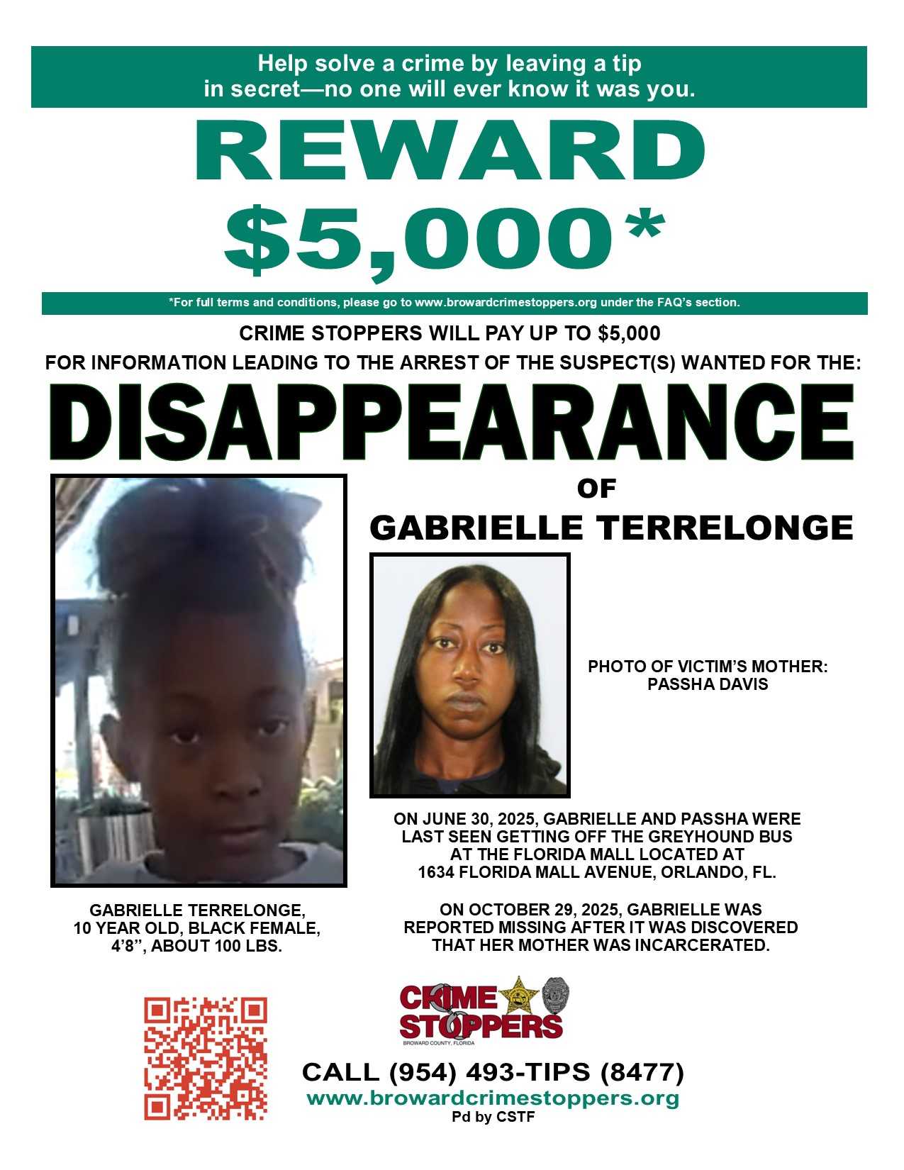 $10,000 reward offered for missing 10-year-old last seen in Orlando