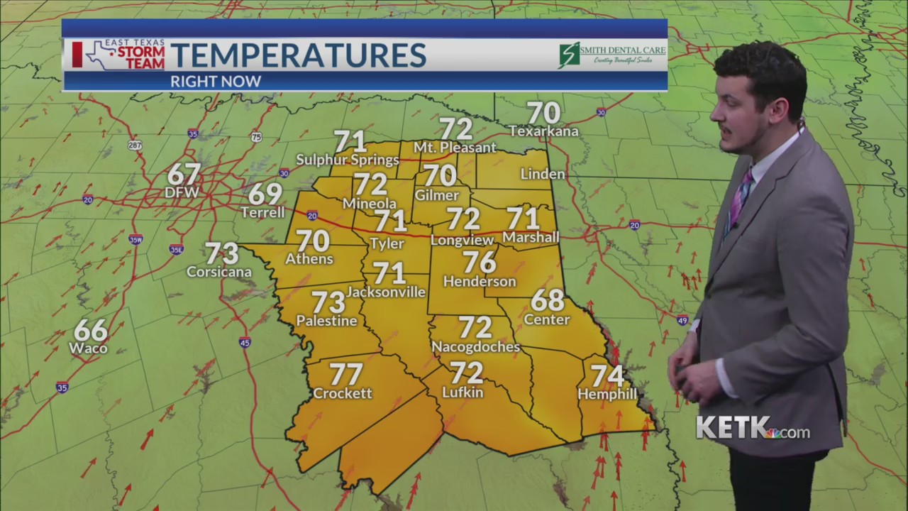 Wednesday Afternoon Forecast (11/12/25): High Temperatures Climb Into ...