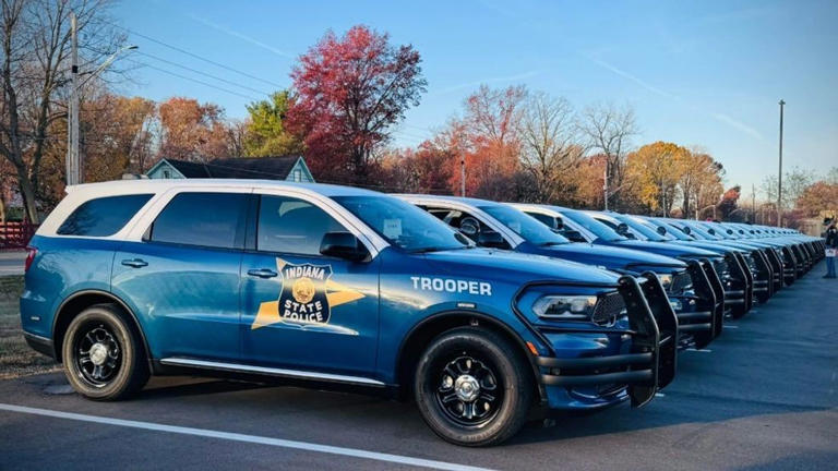 Indiana State Police reveal "new look" of police cruisers
