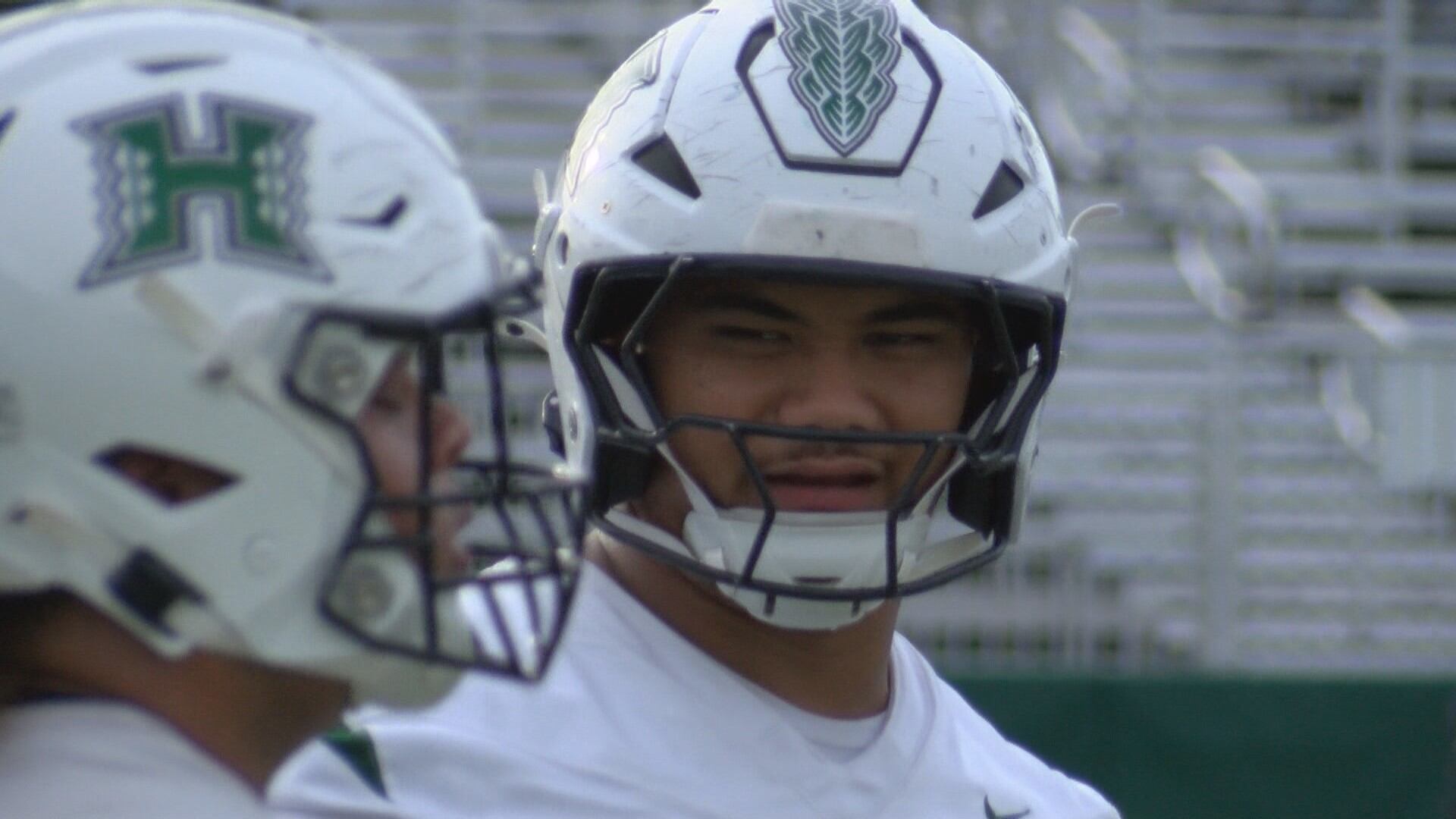 UH offensive lineman learns to lead from the front