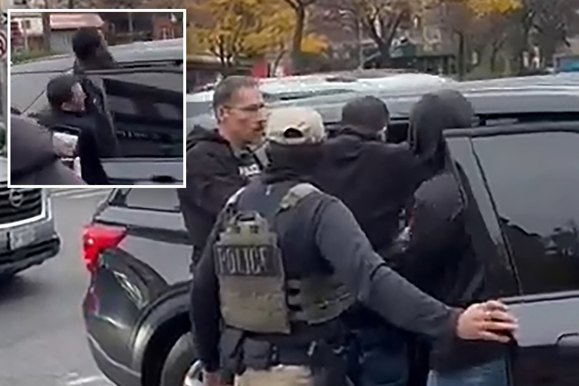 Cops called on feds pulling man from car in NYC as hecklers shout ...