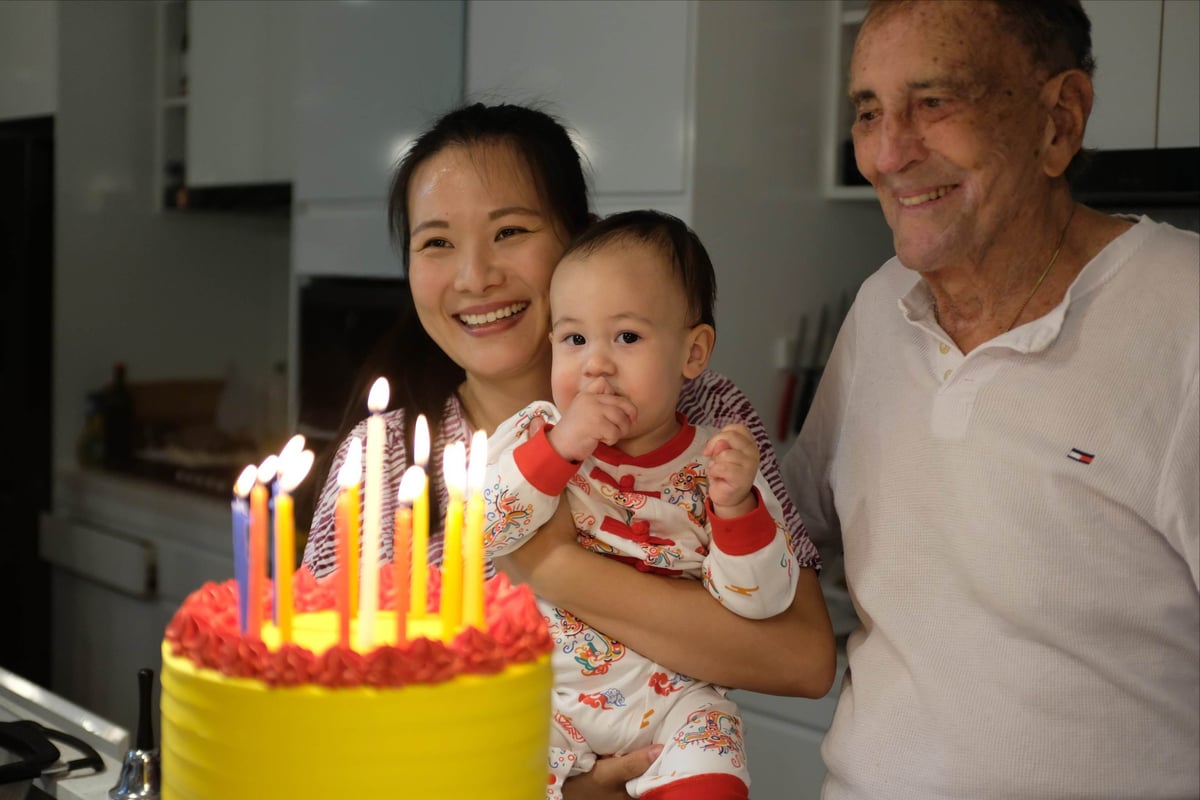 'I'm 37 and my husband is 93. We've just become parents.'