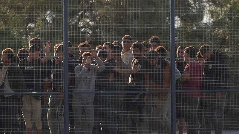 Ένταση στη δομή μεταναστών της Σιντίκης στις Σέρρες