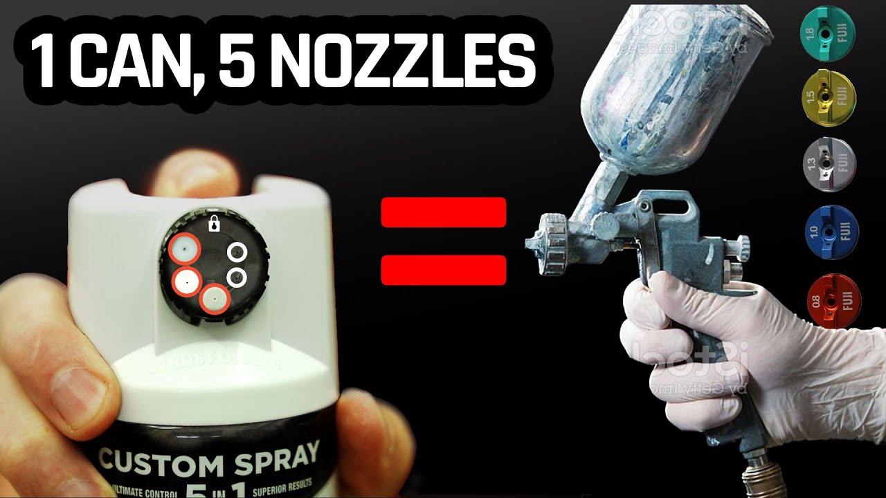 I put 5 spray patterns to the test! 🎨