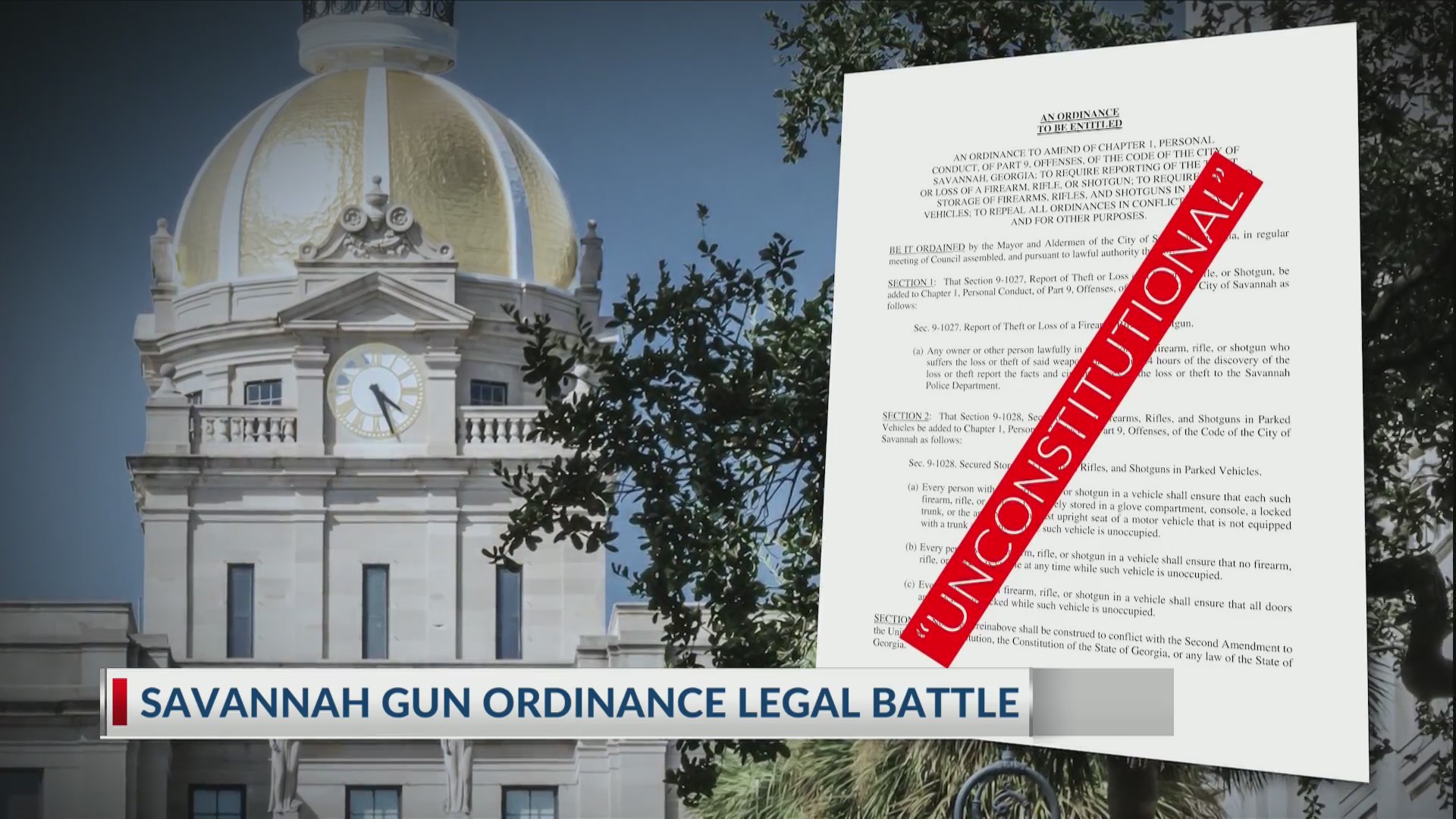 Background on the Savannah gun ordinance legal battle
