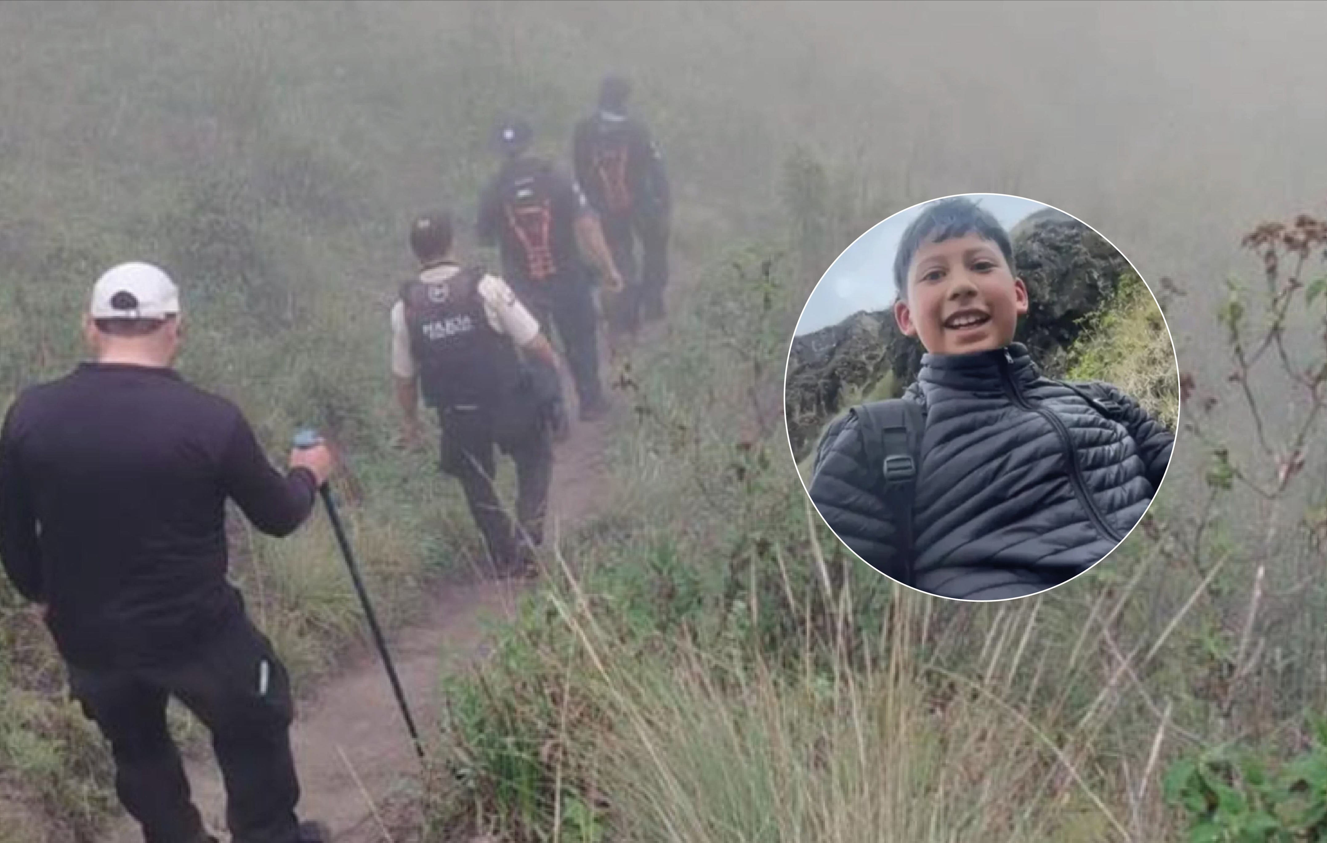 Tres días de búsqueda en el cerro Puñay: así hallaron con vida a Lucas ...