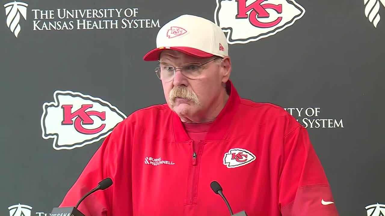 Chiefs head coach Andy Reid speaks about the challenges of a Sean ...