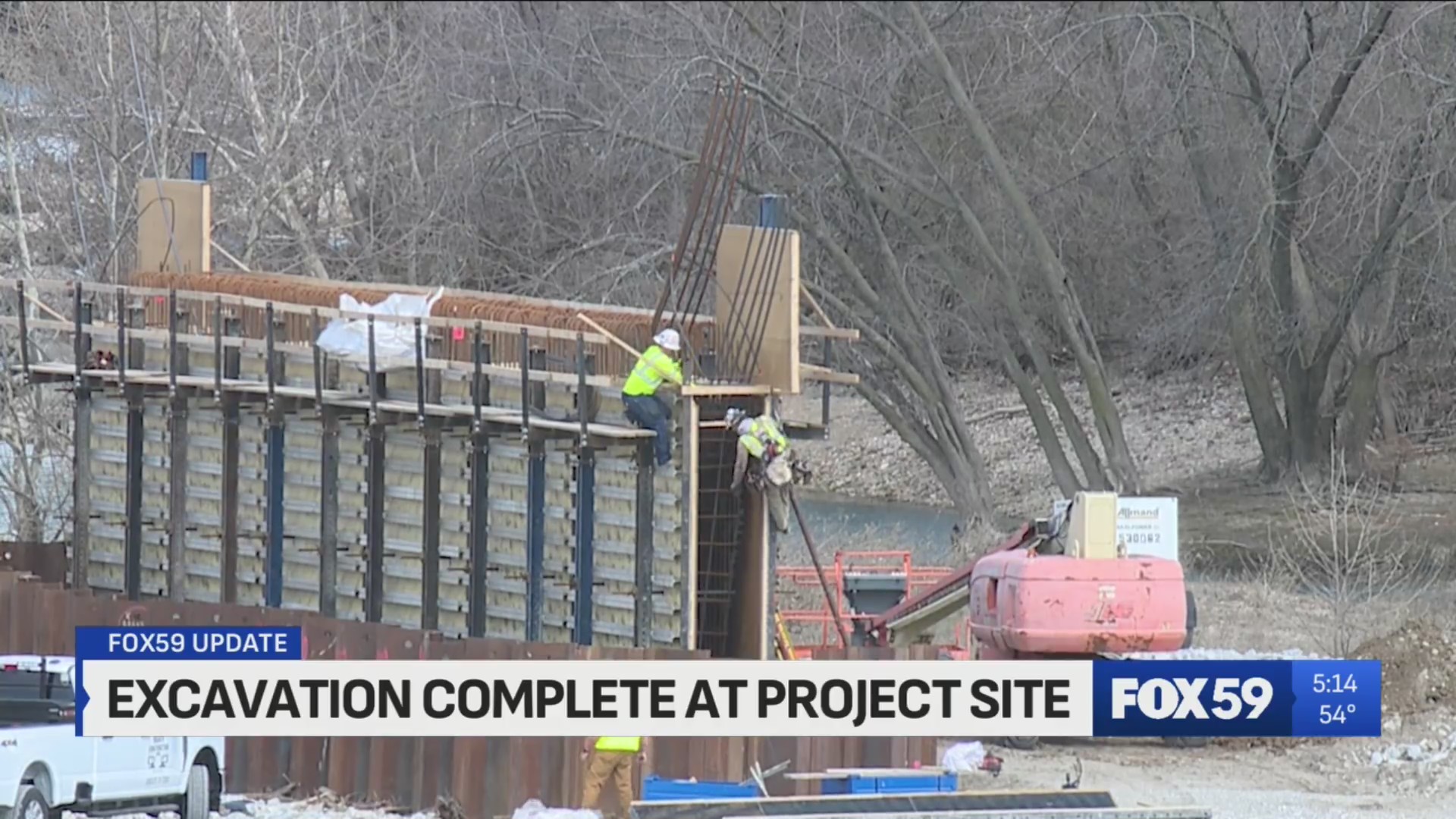 Excavation for Henry Street bridge project in Indianapolis complete
