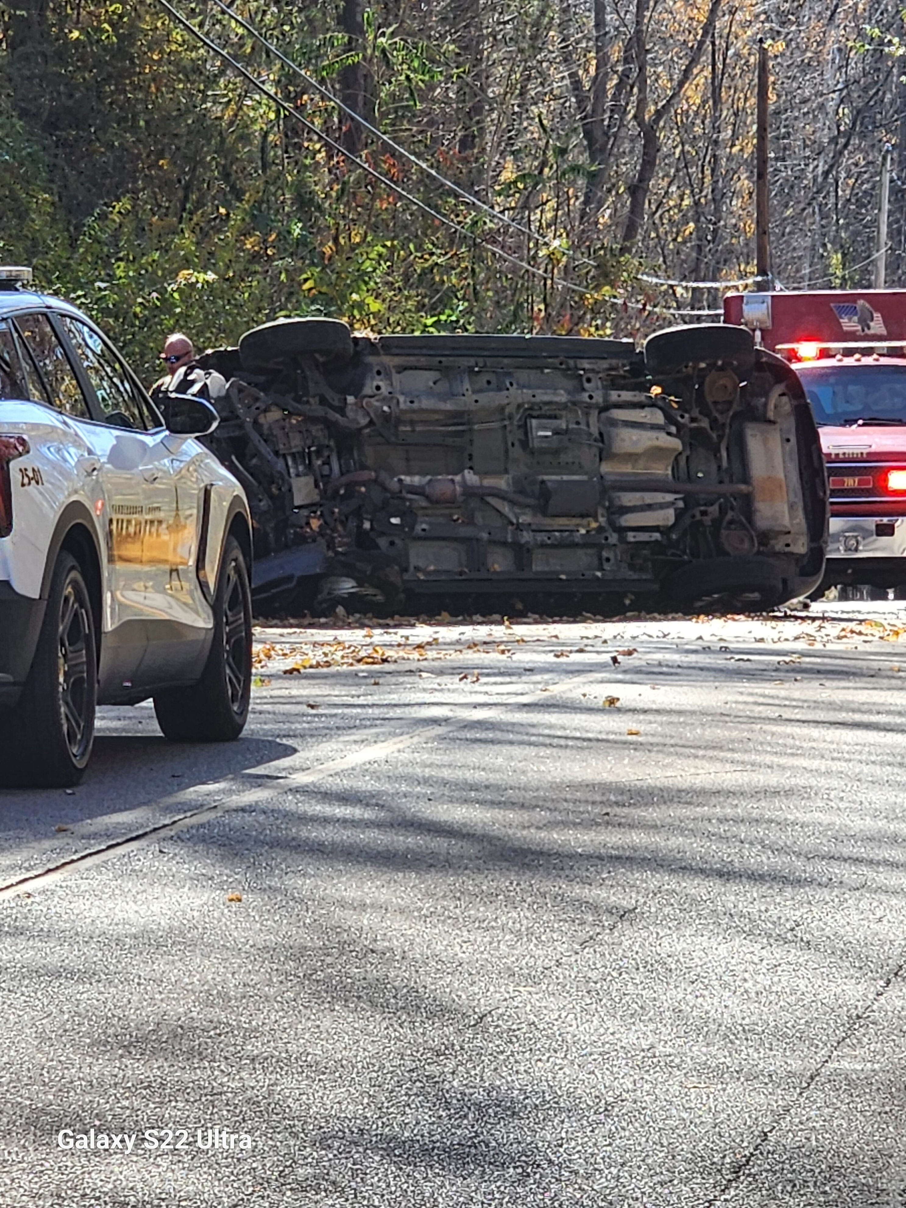 Minor injury reported after rollover crash