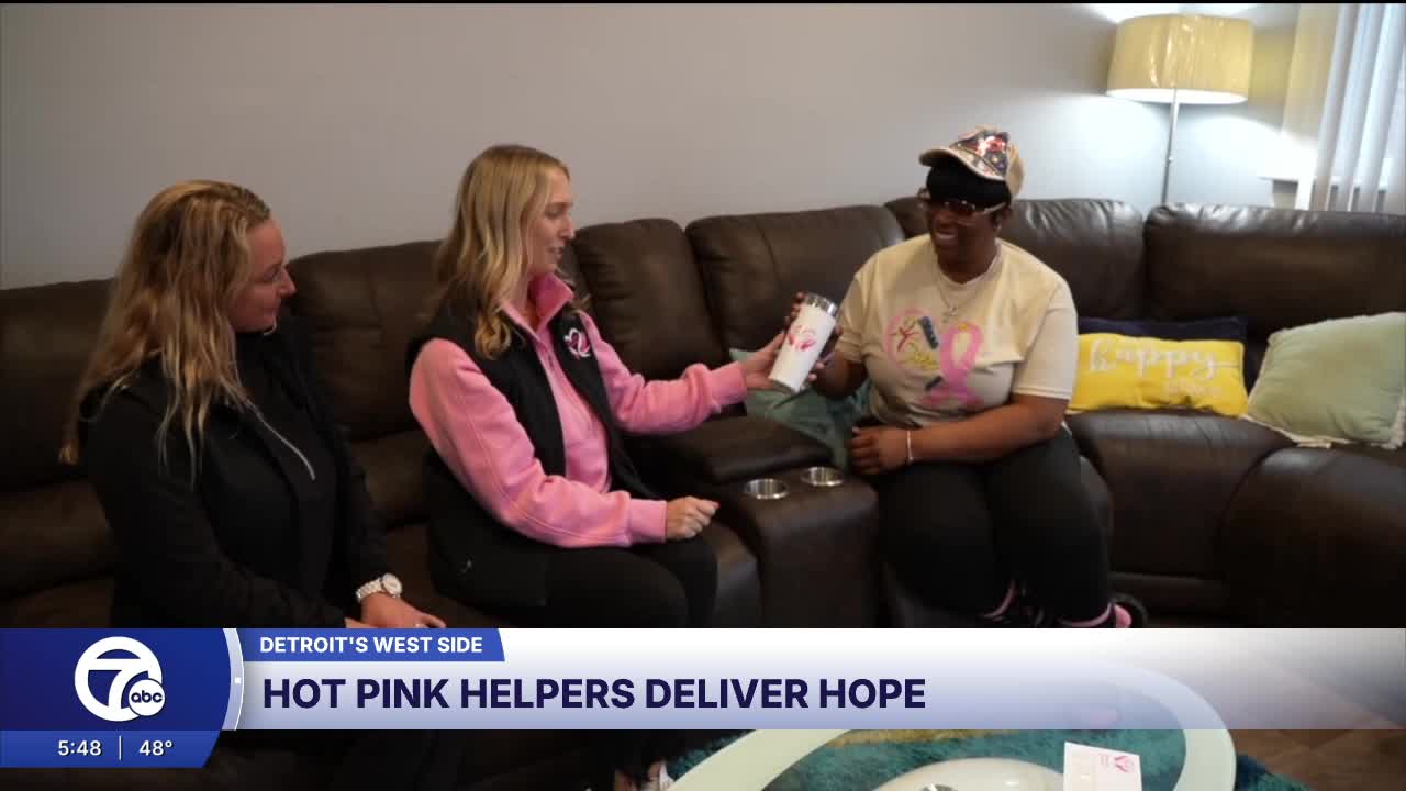 Detroit mom battling cancer receives $3,900 from Hot Pink Helpers nonprofit