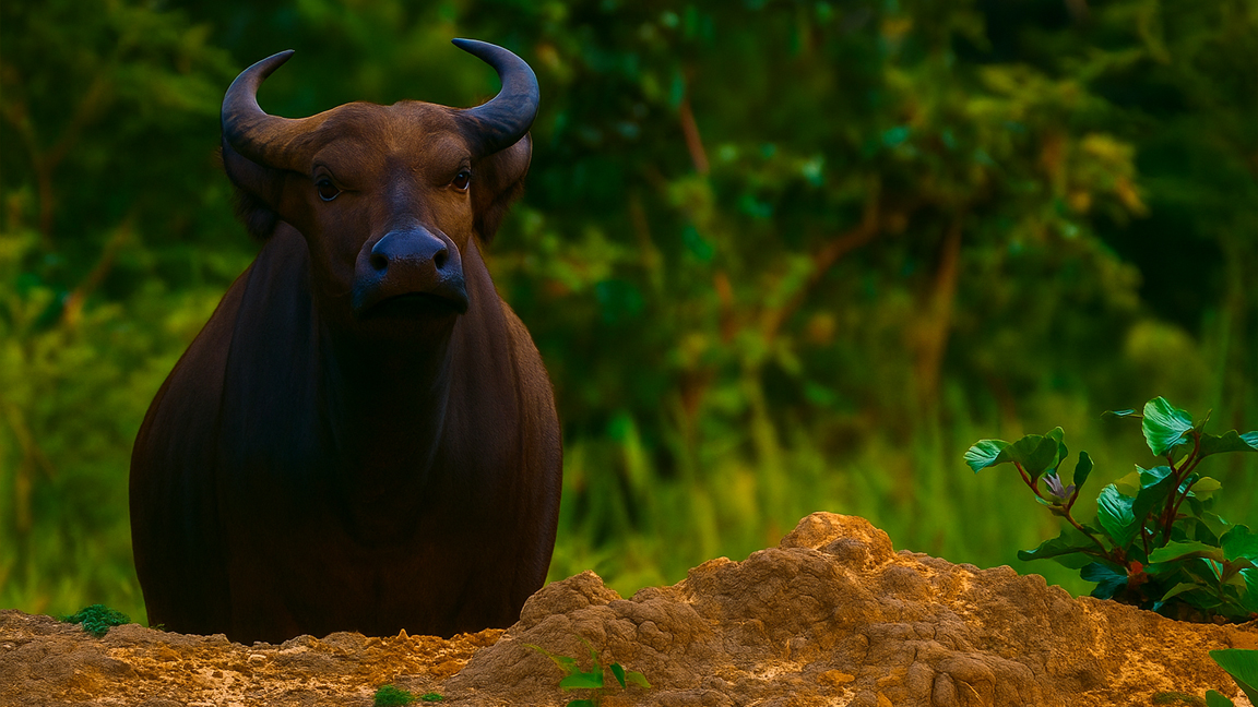 The Silent Power of the Wild Buffalo