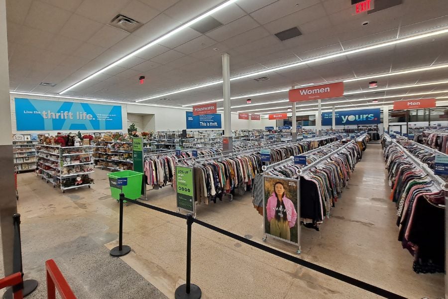 The new Savers store in Bethpage is loaded up and ready for Thursday debut