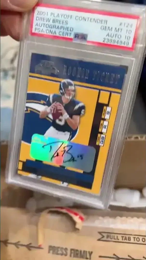 Rare Jalen Hurts & Drew Brees football cards