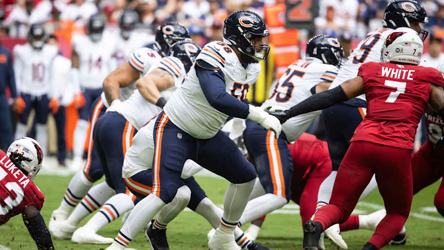 Darnell Wright going viral for 1-arm block on Bears' most important ...