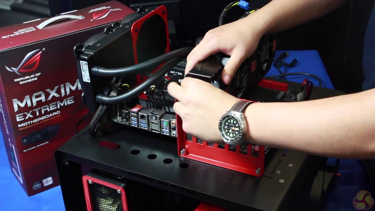 ASUS Z87 Maximus VI Extreme in depth video - including build sequence