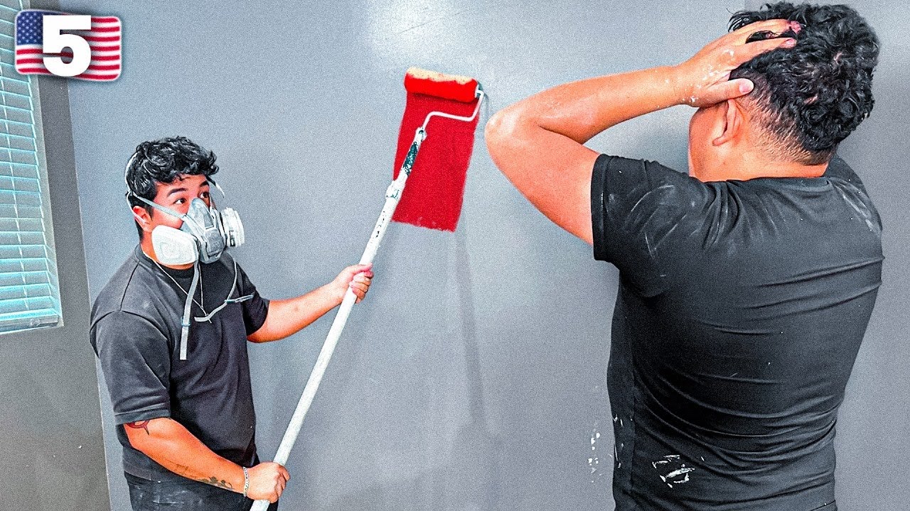 Así de rápido pintan las casas en Estados Unidos | Buscando el sueño ...