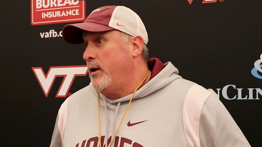 Everything from Virginia Tech OL Coach Matt Moore After Wednesday's ...